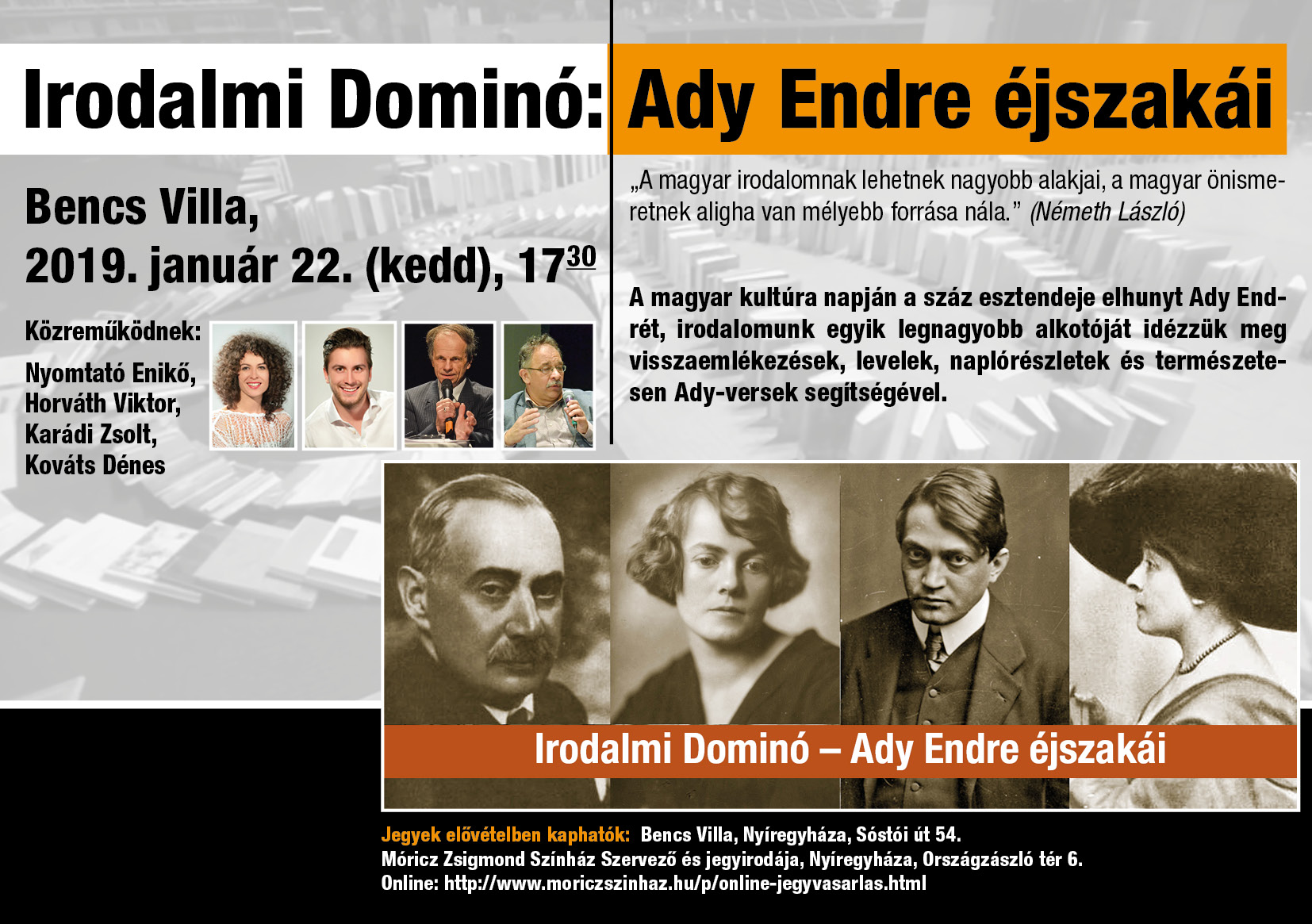 Adytól és Adyról a Bencs Villában - Nyíregyháza Megyei Jogú Város ...