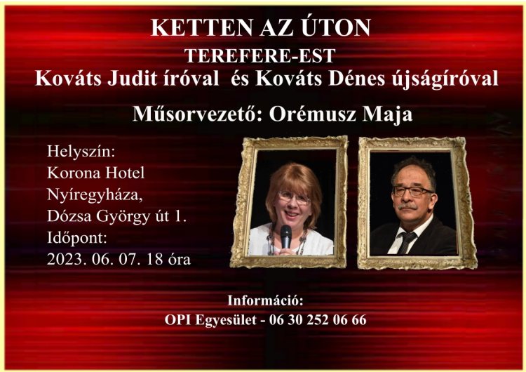 Terefere-est - Beszélgetés Kováts Judit íróval és Kováts Dénes ...