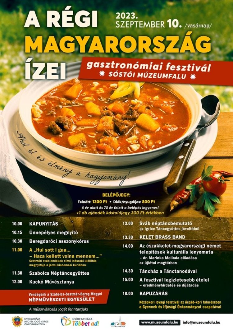 Ami szem-szájnak ingere: Régi Magyarország Ízei - Nyíregyháza Megyei ...